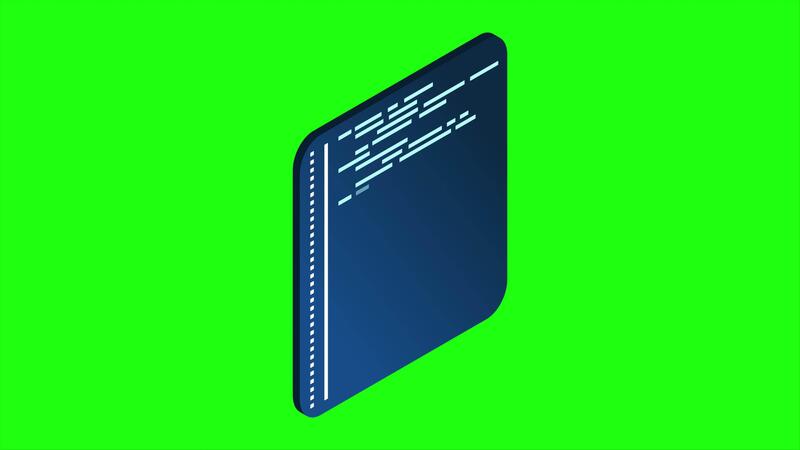 Isometric Coding Screen Animation Coding Programming Technology Programming Concept