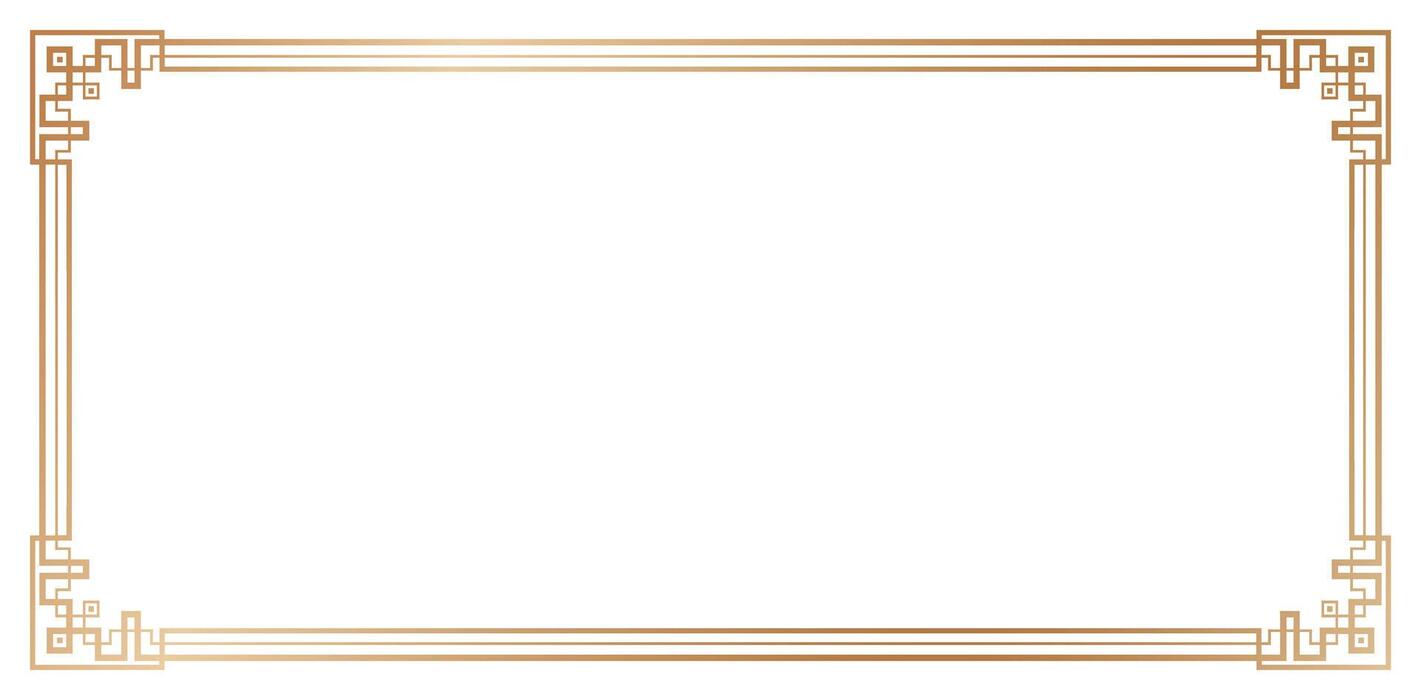 Gold Border Line Vector Art, Icons, and Graphics for Free Download