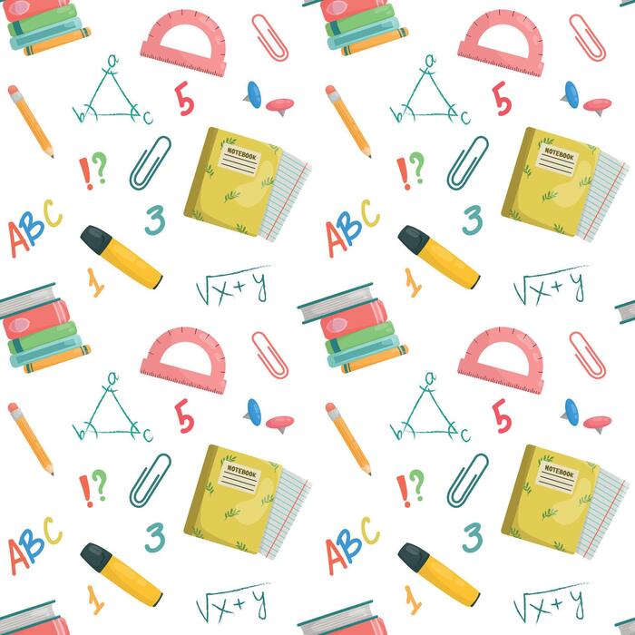 School Pattern Vector Art, Icons, and Graphics for Free Download