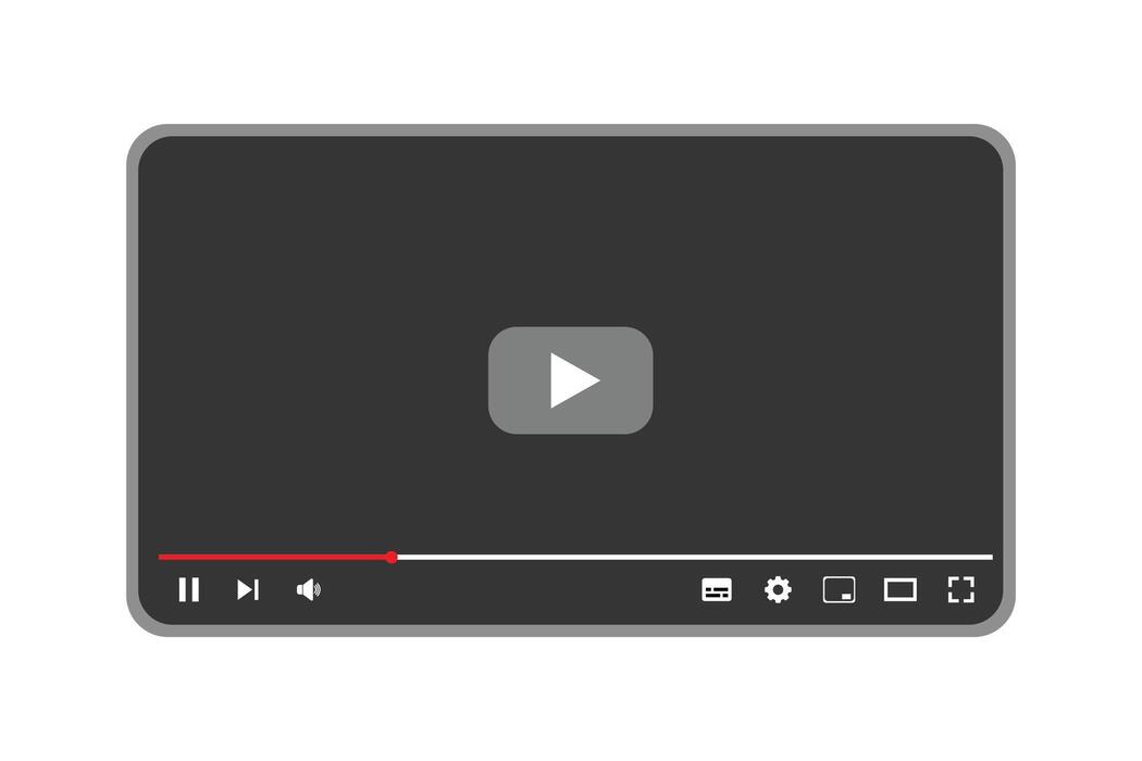 Youtube Screen View Vector Art, Icons, and Graphics for Free Download