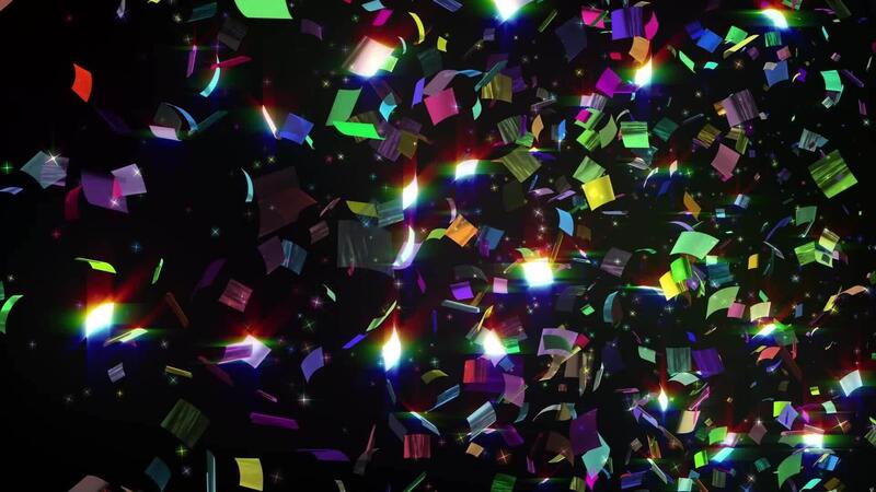 Colorful confetti particle 50573620 Stock Video at Vecteezy