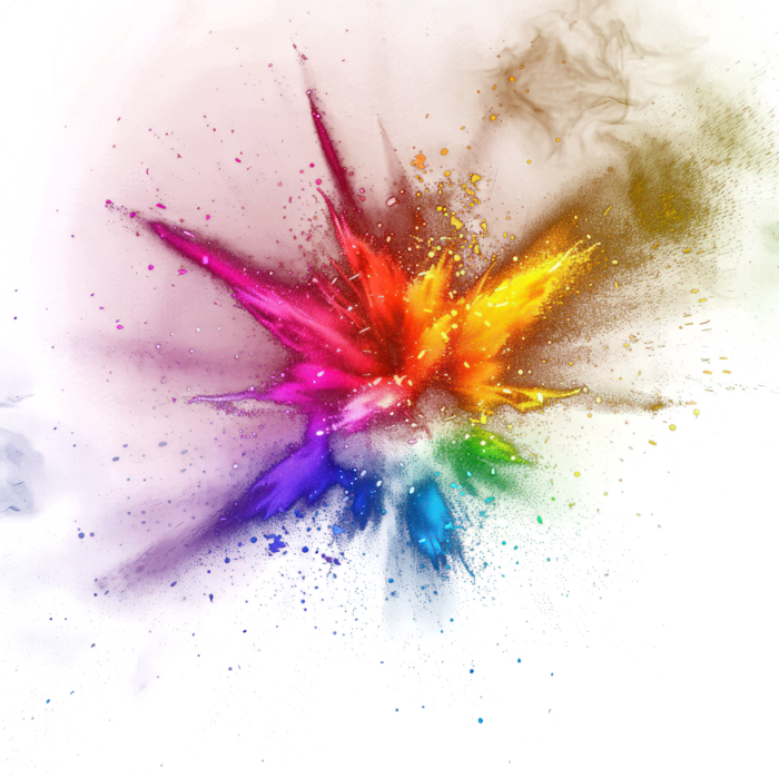 Colorful Paint Explosion PNGs for Free Download