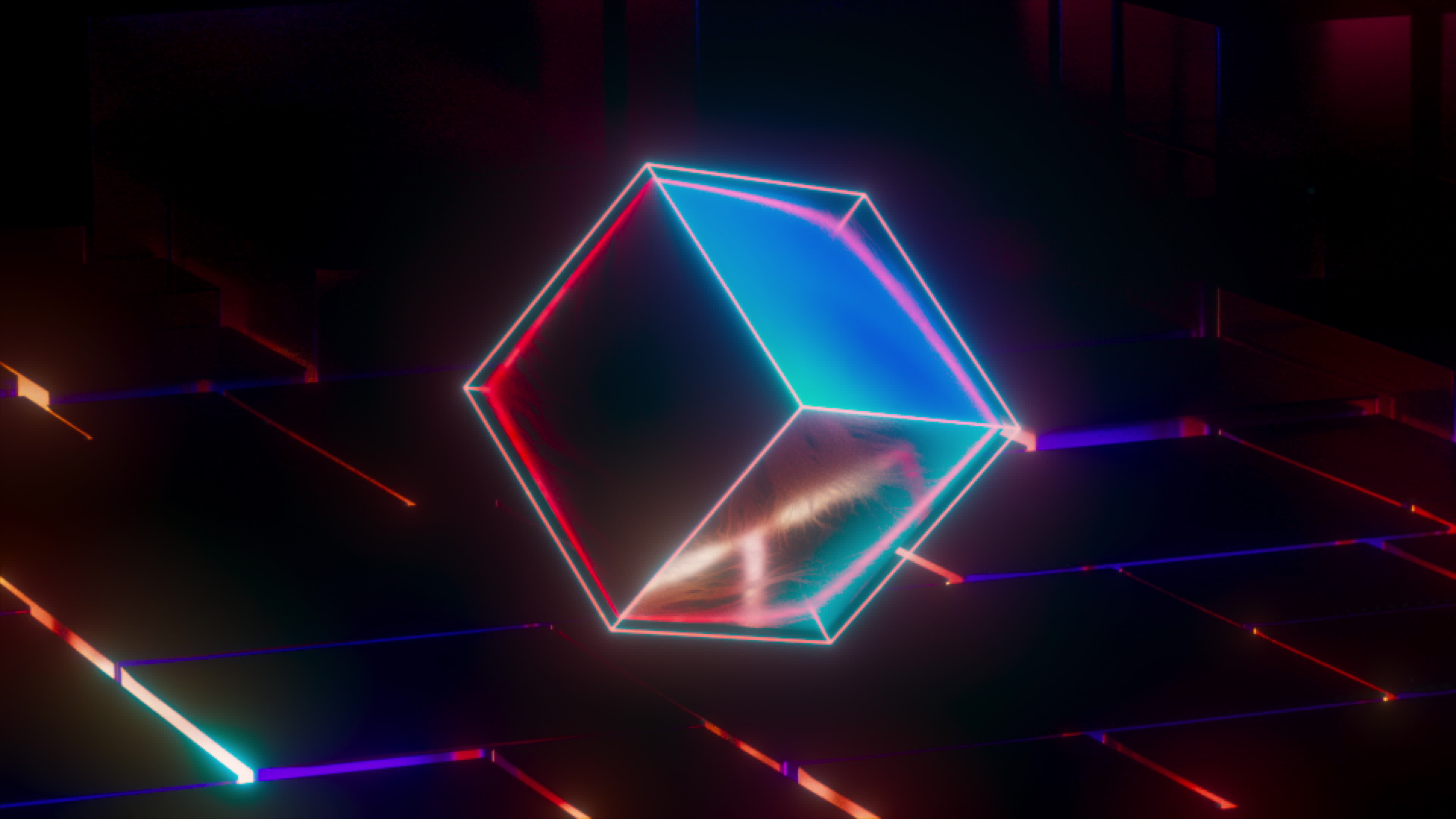 Abstract Rotating Cubes Loop 50610985 Stock Video At Vecteezy