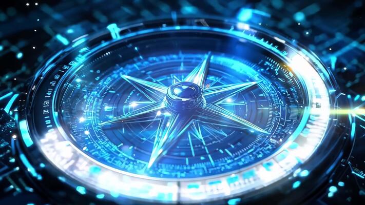 Compass Animation Stock Video Footage for Free Download