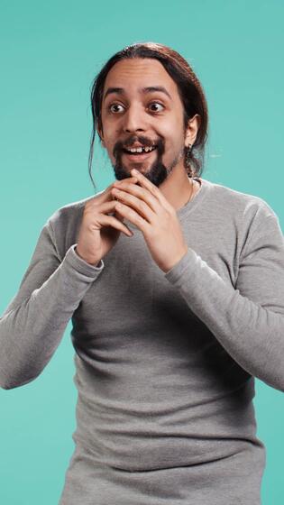 Vertical Disappointed man admonishing friend over debacle, isolated ...