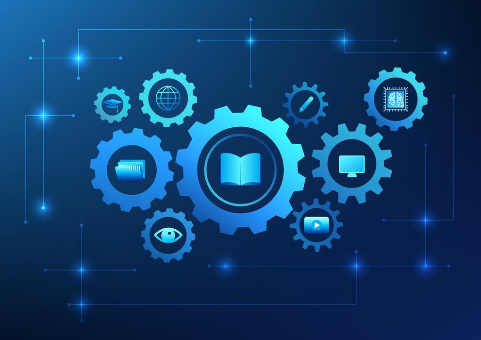 Machine Learning Background Vector Art, Icons, and Graphics for Free ...