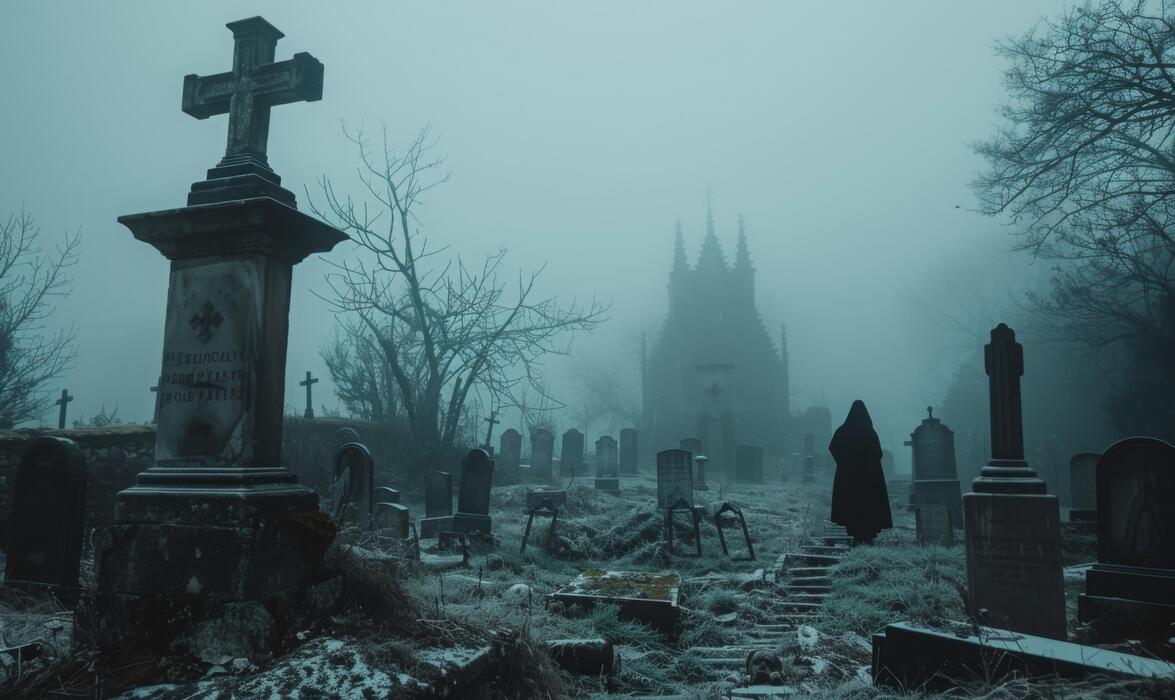 Scary Graveyard Stock Photos, Images and Backgrounds for Free Download