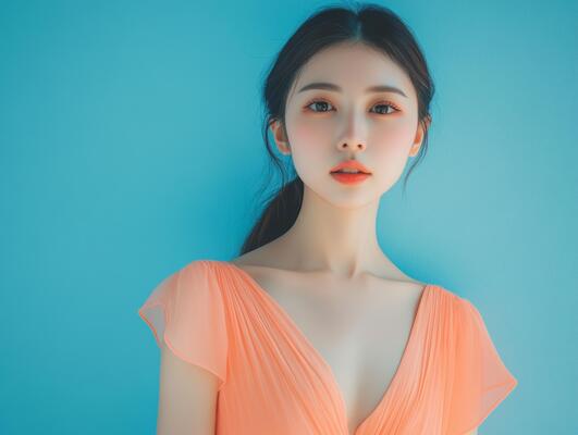 Asian Woman Blue Background Stock Photos, Images and Backgrounds for ... Asian Woman Blue Background Stock Photos, Images and Backgrounds for ...