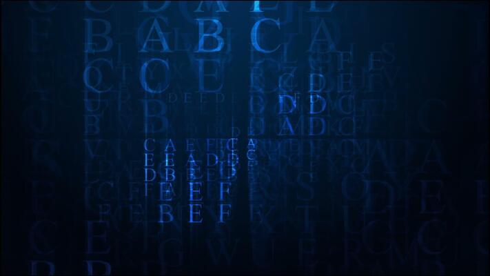 Alphabet Animation Stock Video Footage for Free Download