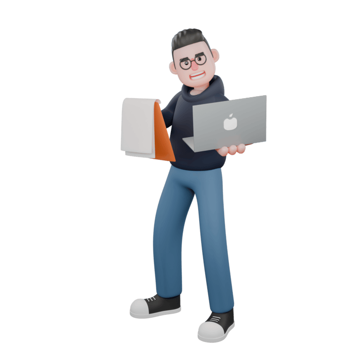 Man With Laptop PNGs for Free Download