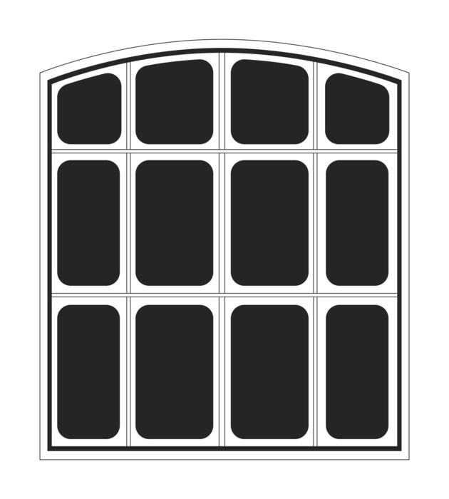 Curved Window Frame Vector Art, Icons, and Graphics for Free Download