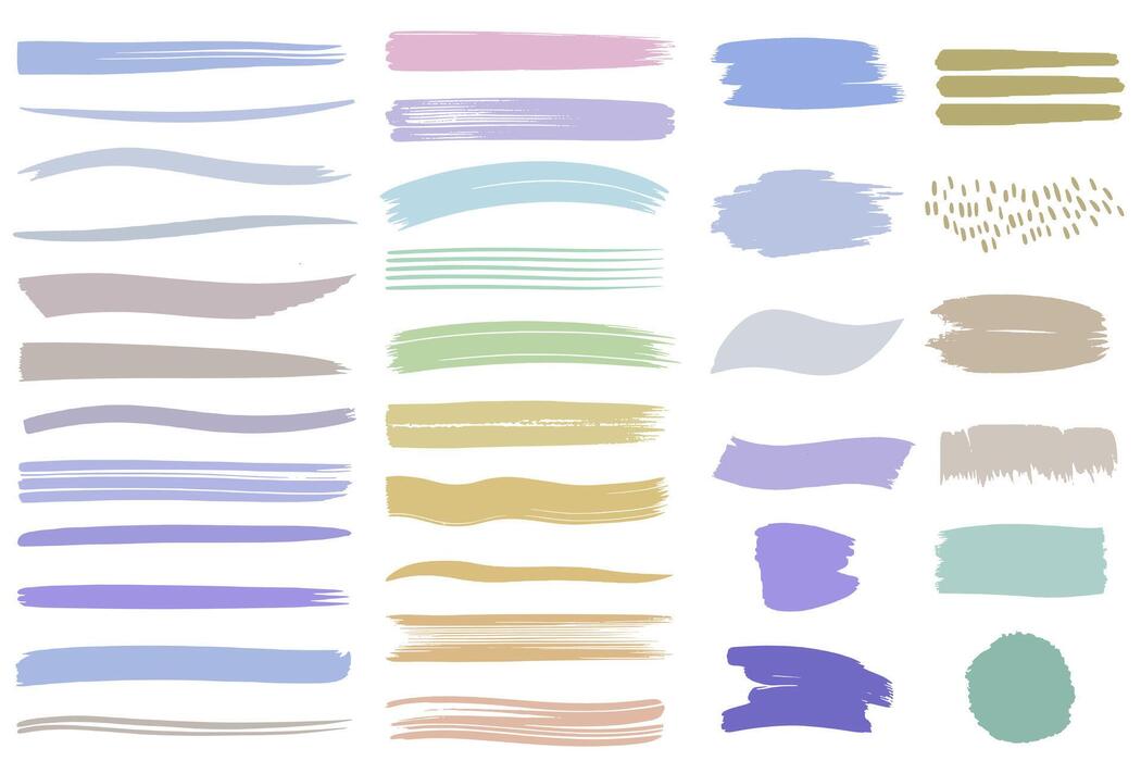 Impressionist Brushstroke Vector Art, Icons, and Graphics for Free Download