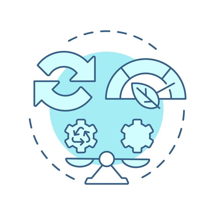 Recycling Process Optimization Vector Art, Icons, and Graphics for Free ...