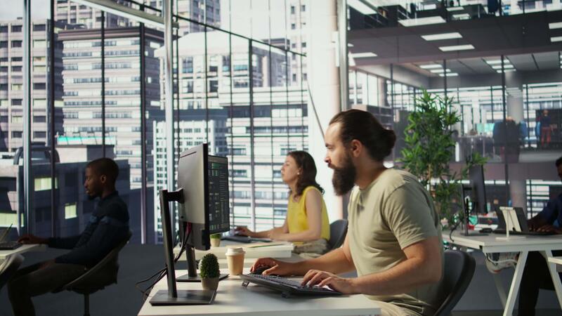 Annoyed Programmer At Work Raging After Losing All Progress Due To