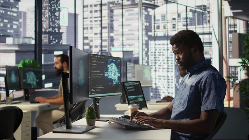 Manager coming to check on progress done by programmer creating AI ... Manager coming to check on progress done by programmer creating AI ...