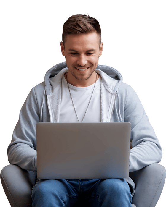 Man With Laptop PNGs for Free Download