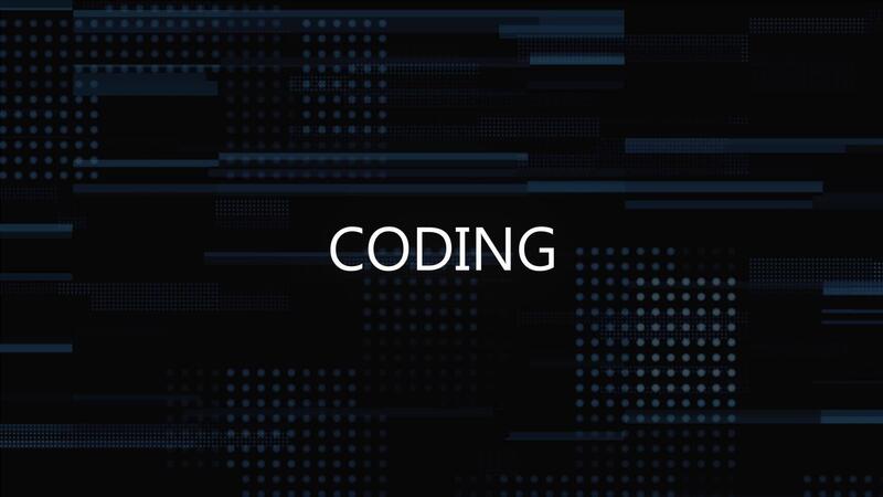 Coding Glitch Title Animation With Digital Background 51026273 Stock ...