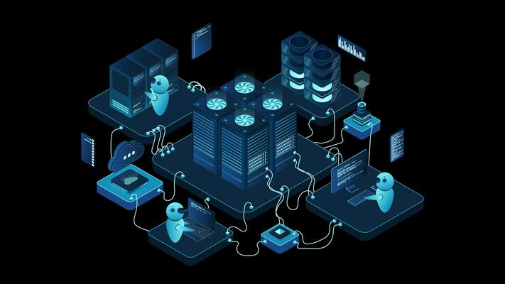 Data Center Animation Stock Video Footage for Free Download