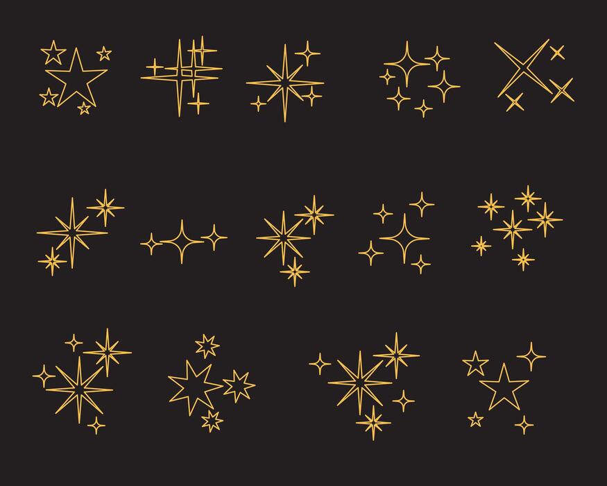 Glitter Stars Vector Art, Icons, and Graphics for Free Download