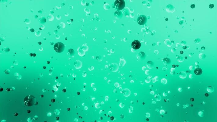 Water Bubbles Green Screen Stock Video Footage for Free Download