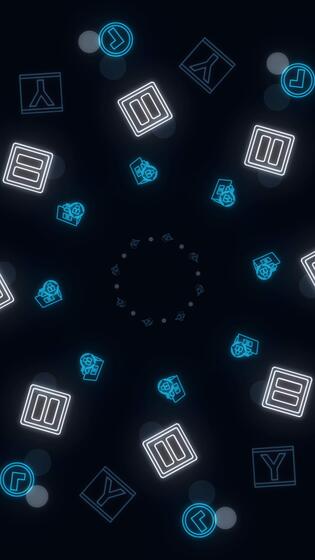 Animation Of Seamless Loop Animation Abstract Animation Of Multicolored Neon Social Media