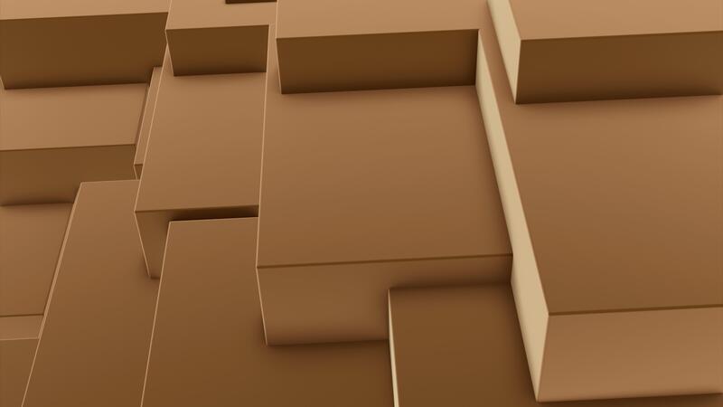Visual Transformation Of Space Into 3d Cubes Design Background With