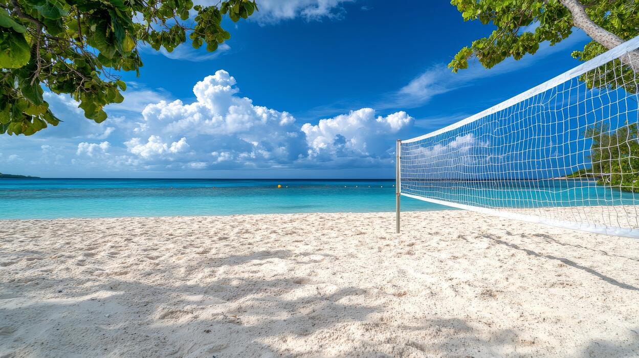 Beach Volleyball Net Stock Photos, Images and Backgrounds for Free Download
