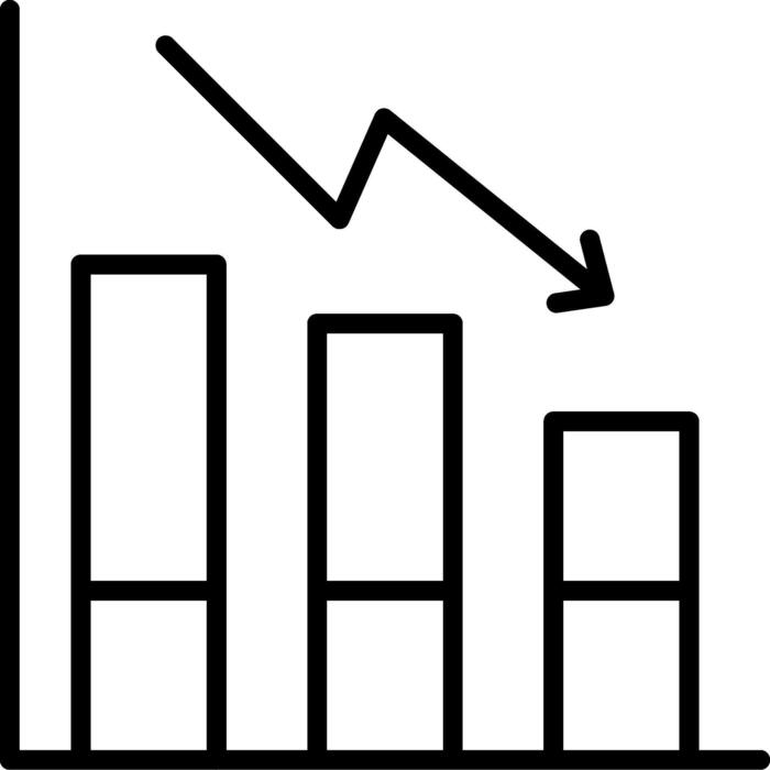 Decrease Chart Vector Art, Icons, and Graphics for Free Download