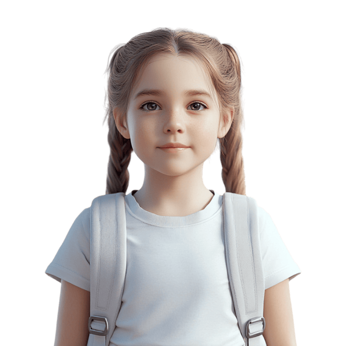 Little Girl 3d PNGs for Free Download