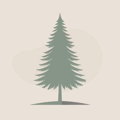 Simple Pine Tree Vector Art, Icons, and Graphics for Free Download