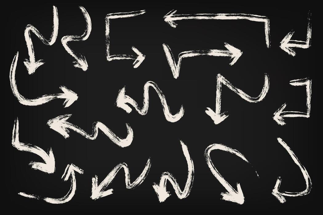 Chalkboard Arrow Background Vector Art, Icons, and Graphics for Free ...