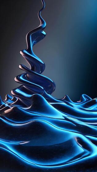 Mesmerizing 3D Spiral Liquid Shape Background Animation 51216244 Stock Video at Vecteezy