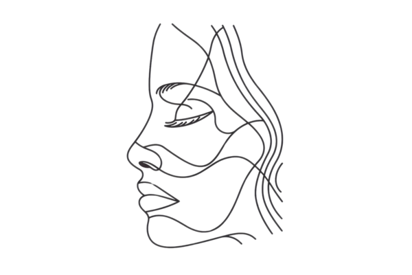 Line Drawing Face Pngs For Free Download