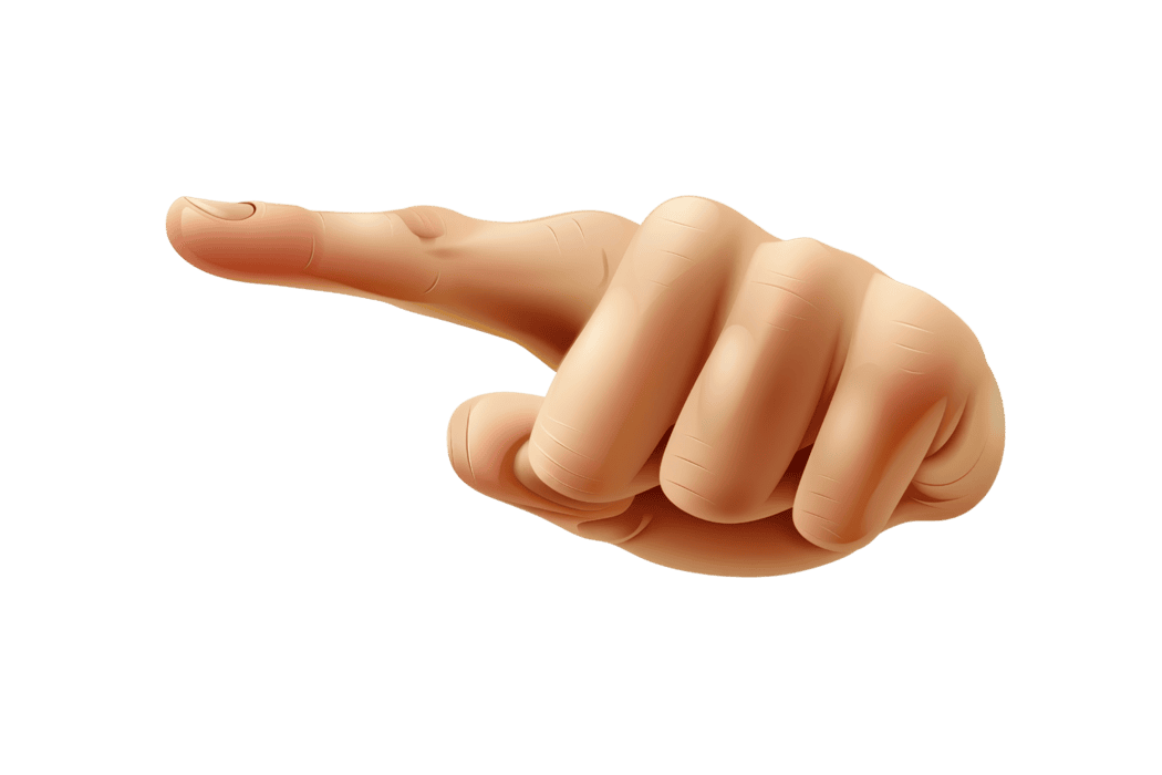 Mano Apuntando PNG para descargar gratis