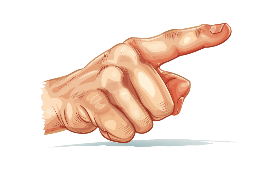 Mano Apuntando PNG para descargar gratis