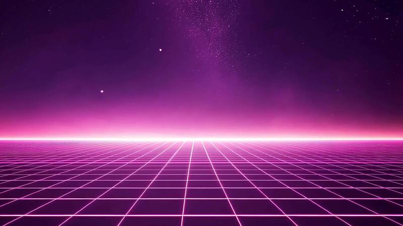 Futuristic pink and purple grid pattern background with glowing lines and stars. 51278247 Stock ...