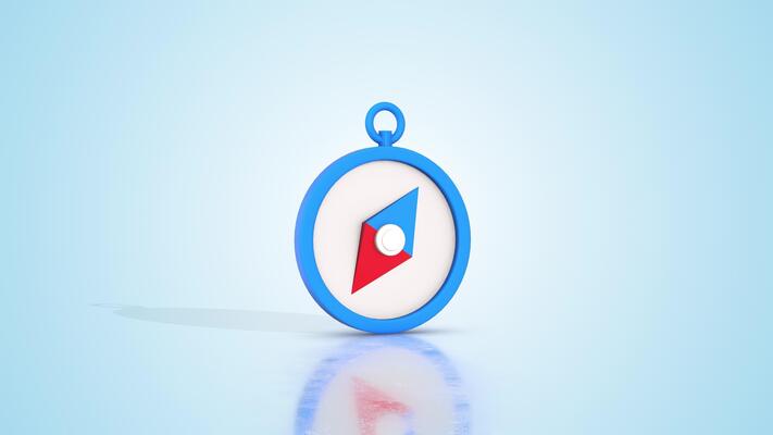 Compass Animation Stock Video Footage for Free Download