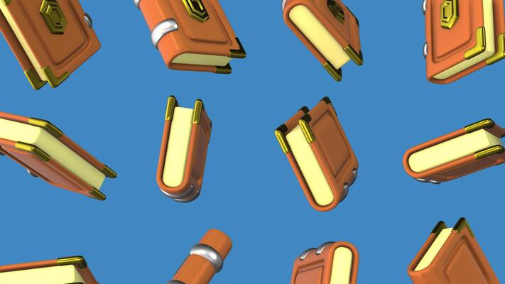 3d Book Stock Video Footage for Free Download