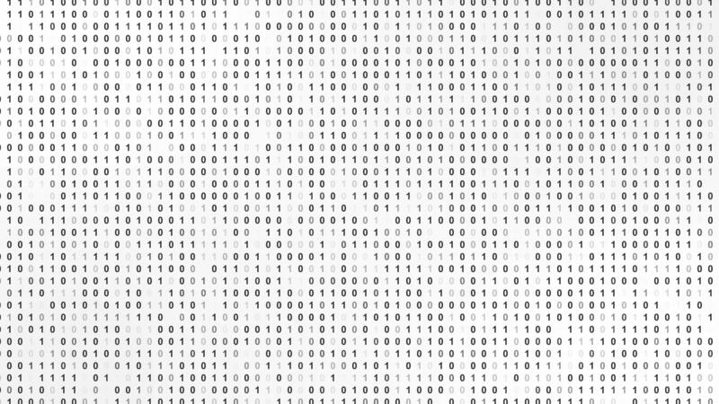 Binary Numbers Matrix Background. Binary Digits on a White Background ...