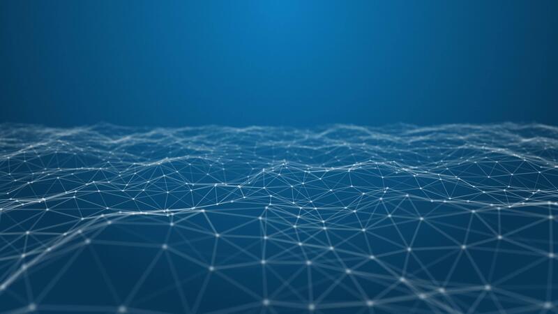 Abstract Plexus Network Background Seamless Loop Technology Background