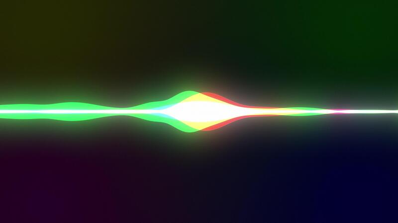 Glowing Vibrant Colors Audio Visualizer Animation. 4K 51279584 Stock ...