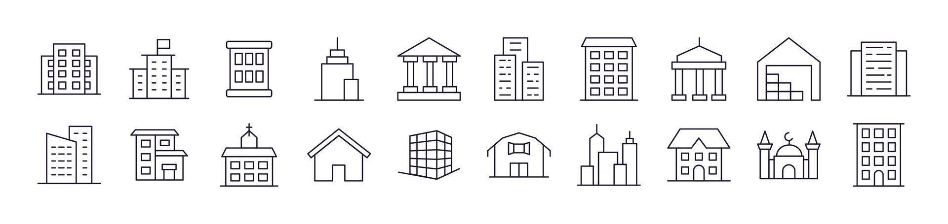 Architecture Icons Vector Art, Icons, and Graphics for Free Download