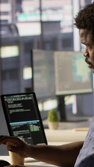 Vertical Manager Coming To Check On Progress Done By Programmer