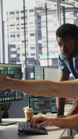 Vertical Manager correcting programmer mistakes while conducting code ...