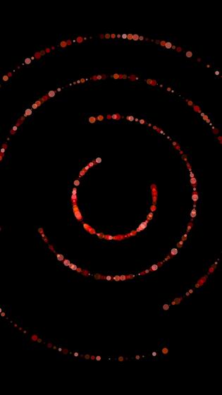 Mesmerizing Spiral Light Patterns Set Against a Rich Dark Background ...