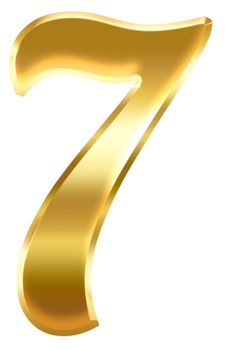 Numero 7 PNG para descargar gratis