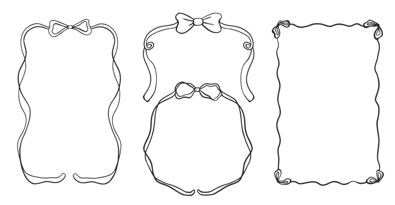 Bow Border Vector Art, Icons, and Graphics for Free Download