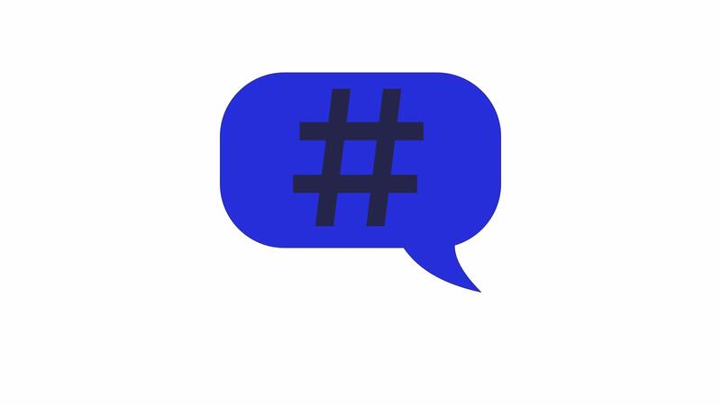 Hashtag in digital marketing 2D animation. Online blogging viral ... Hashtag in digital marketing 2D animation. Online blogging viral ...