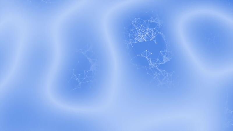 Royal Blue Color Lines And Dots Poly Design Modern Plexus Slowly Moving