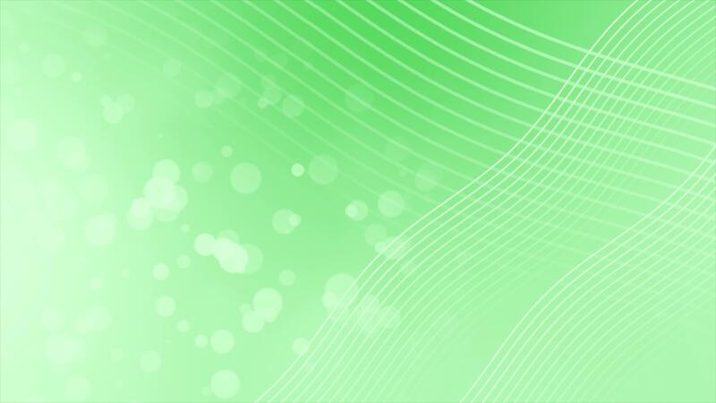 Green color simple wavy repeating lines with bokeh Particles abstract design modern background ...
